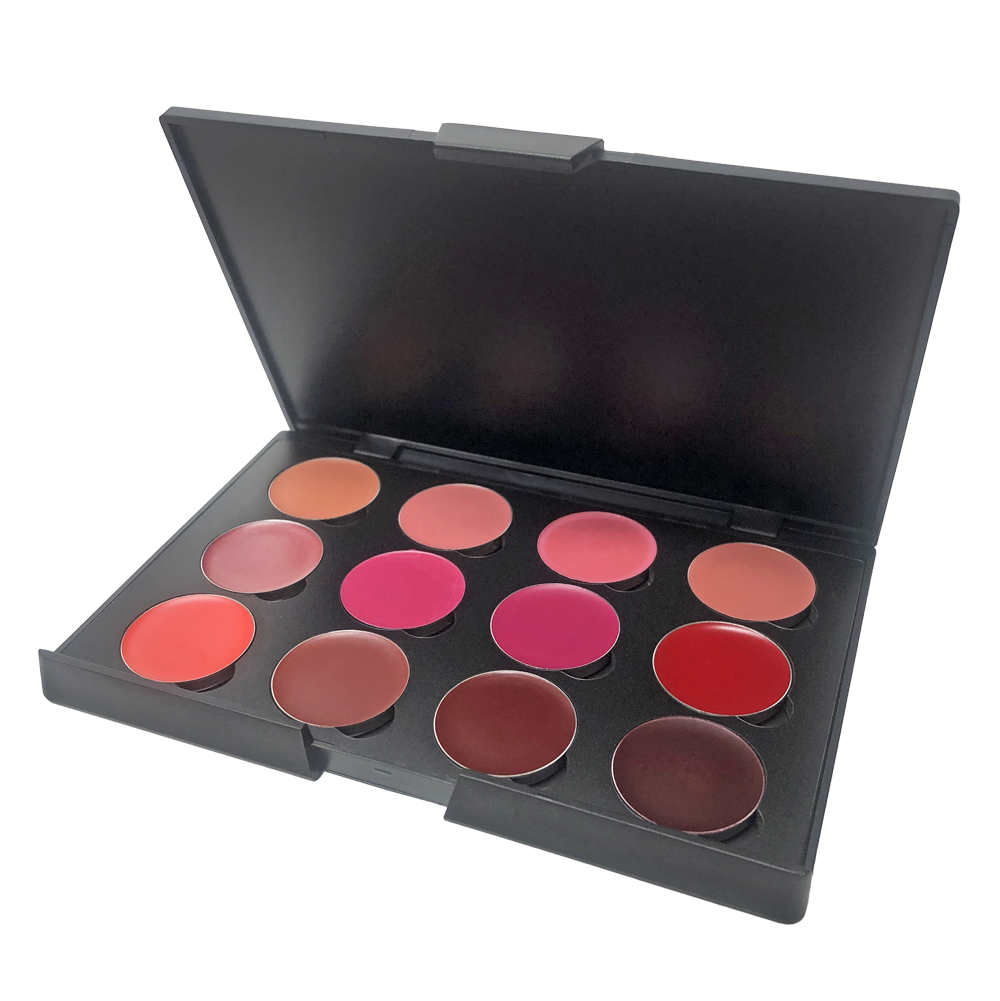 Private Label 12 Lipstick Palette Infinite Kiss Colors · NOC Cosmetics USD